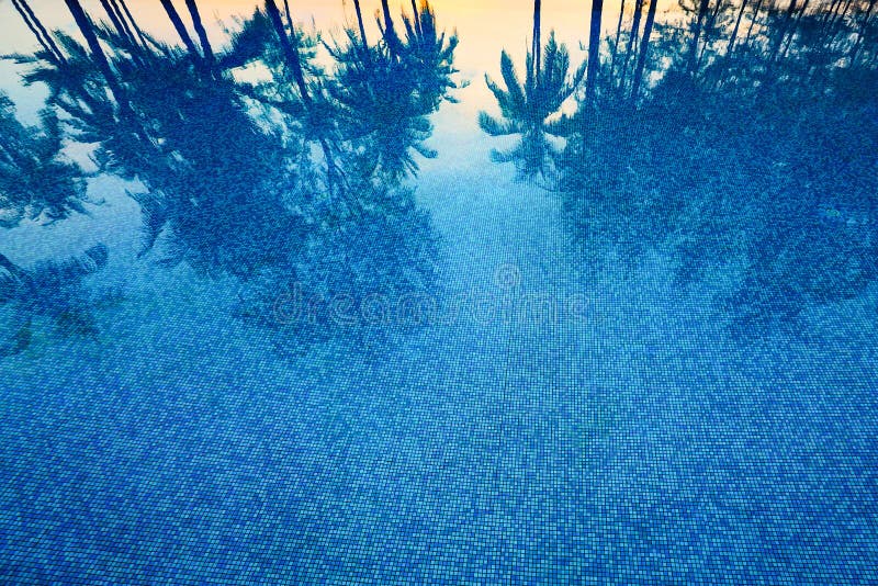 Blue Reflection stock photo. Image of mirror, deep, abstract - 73622458