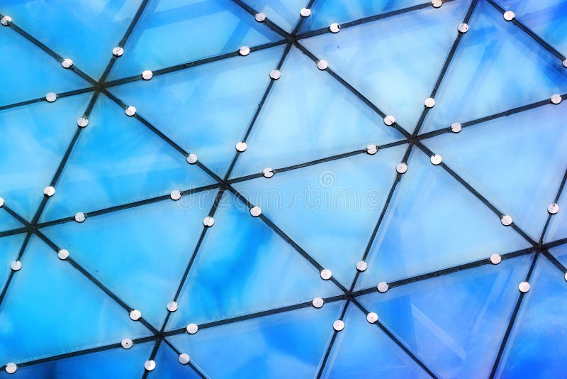 Clouds on Glass Building stock photo. Image of texture - 12676936