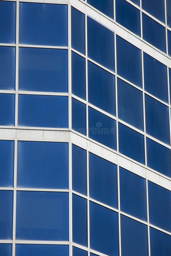Blue reflective Windows stock photo. Image of modern - 21945506