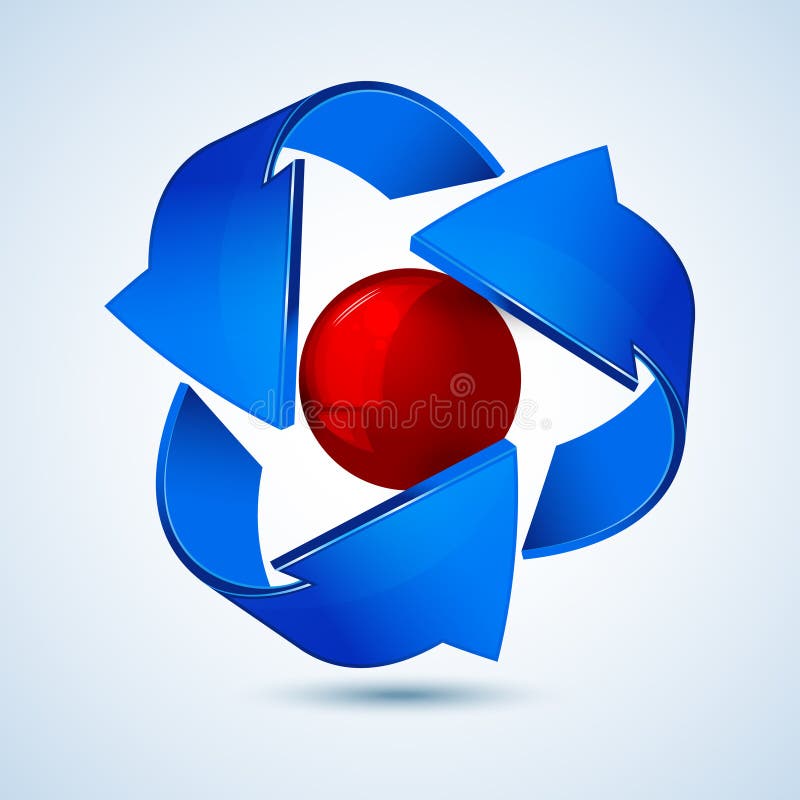 Blue Refresh Icon Isolated on Blue Background. Reload Symbol. Rotation ...