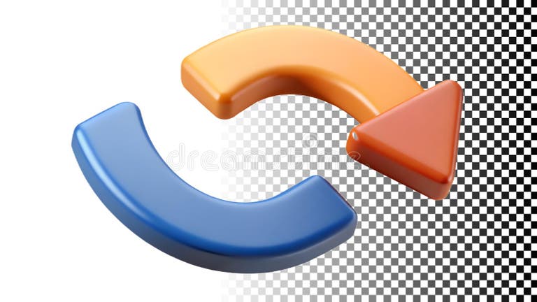 Blue Refresh Arrows, Reload Symbol, Update, and Cycle Process Png ...