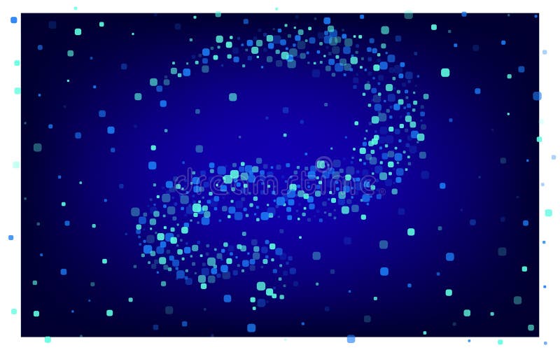 Blue Rhombus Decoration Blue Vector Background Stock Vector ...