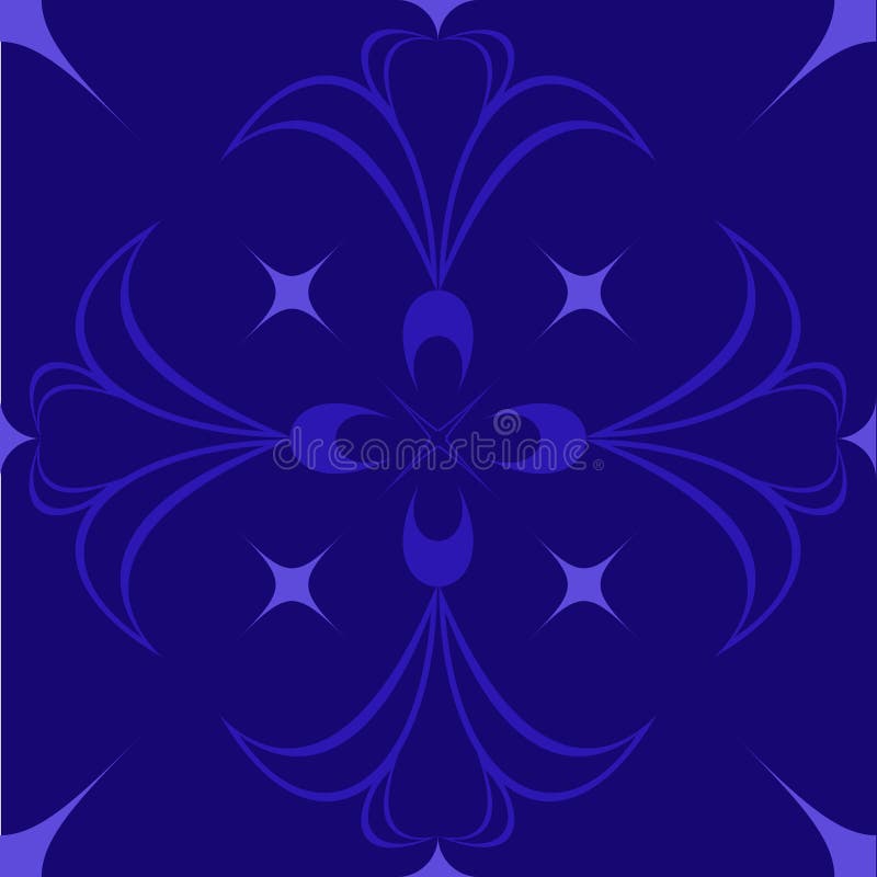 Blue Rhombus Abstraction Semicircle Graphics Vector Design Square Stock ...