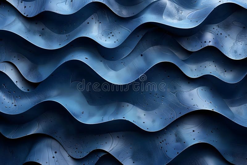 Concept Oceanic, Abstract, Blue Tones, Waves, Rhythmic Blue Rhythmic ...