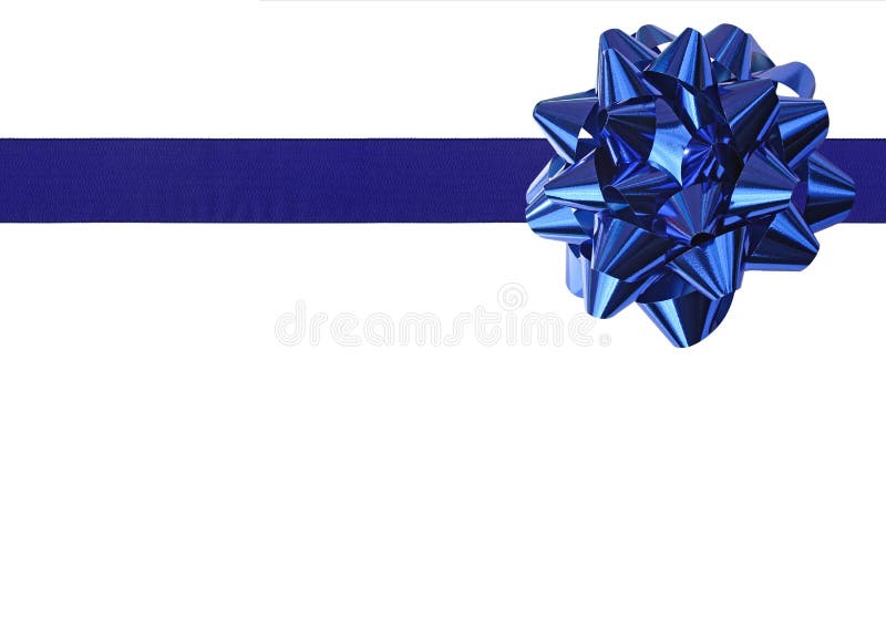Blue ribbon stock photo. Image of wrap, decoration, valentine - 3960388