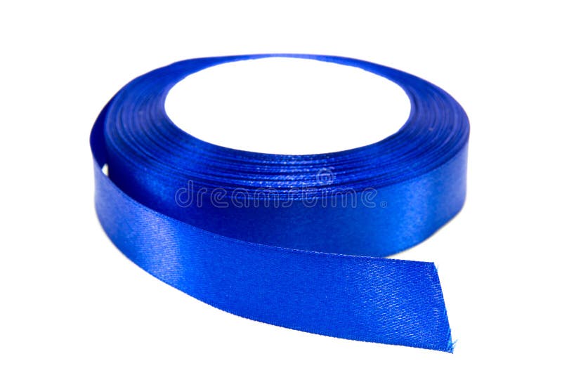 Blue Ribbon foto de archivo. Imagen de blanco, regalo - 40029258