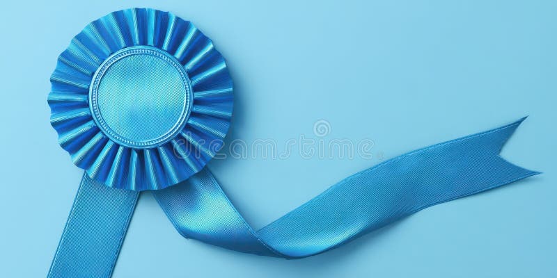 The Blue Ribbon Award Representing Achievement and Success AI Generated ...