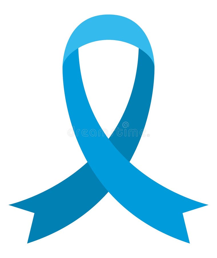 Blue Ribbon Campaign Movember Stock Vector - Illustration of healthcare ...