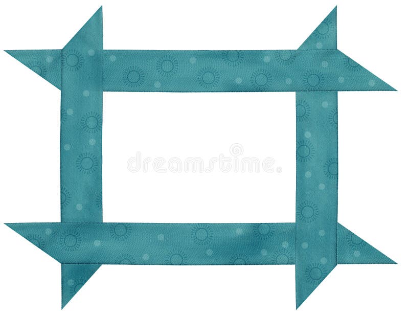 Blue ribbon frame stock image. Image of square, motifs - 39748045
