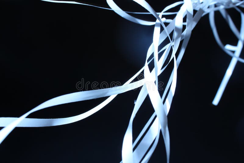 Blue Ribbon on Front of Light Stock Photo - Image of white, fire: 136112606