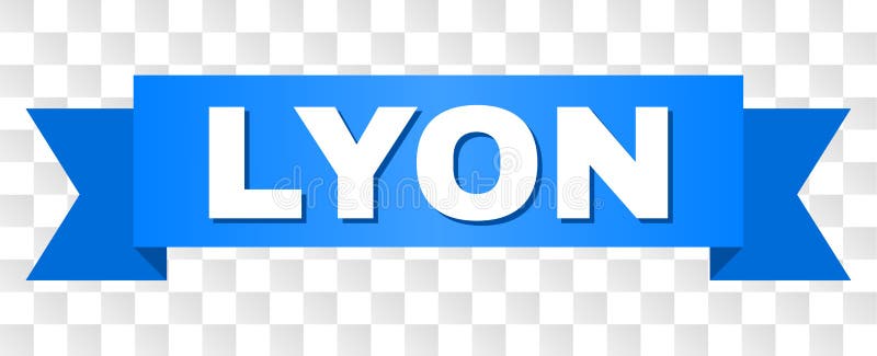 Lyon Ribbon Banner. Lyon Grunge Band Sign Stock Vector - Illustration ...