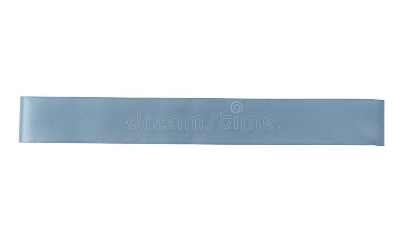 Blue Ribbon for Packaging or Decorating Isolated on White Stock Image ...