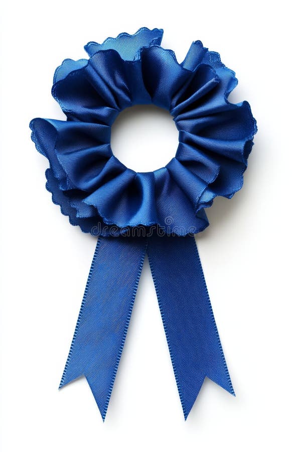 Blue Ribbon First Prize stock vector. Illustration of achievement - 6629195