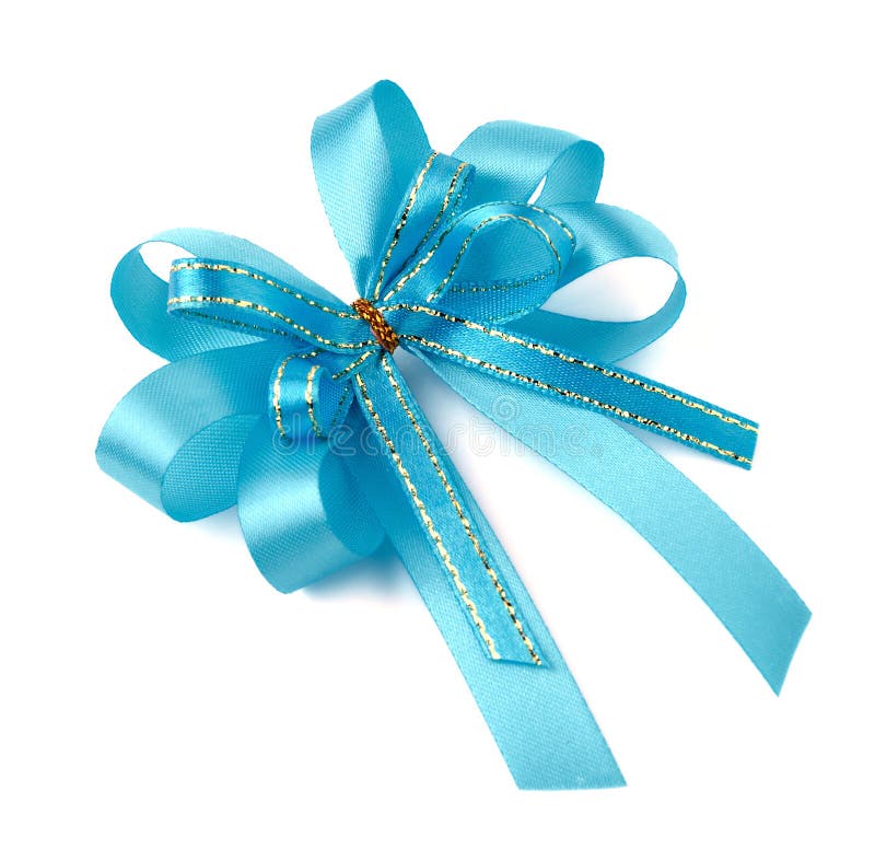 Blue ribbon stock photo. Image of texture, gold, color - 174865278