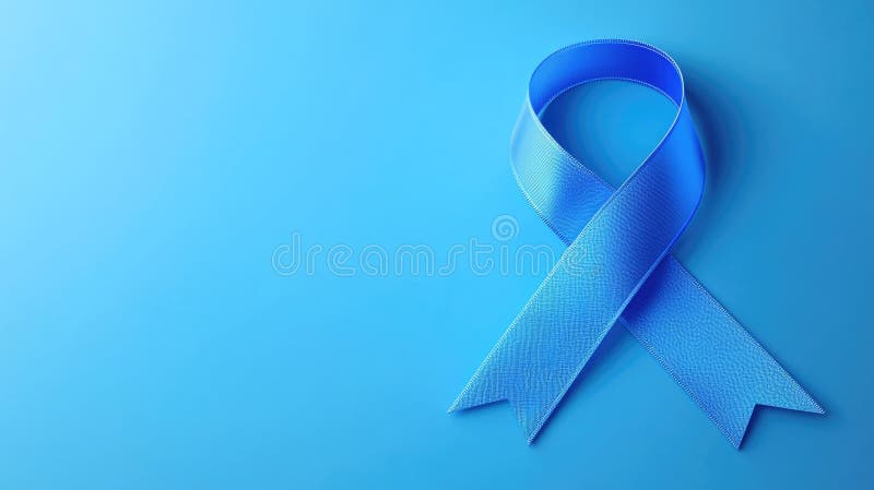 Blue Ribbon with a White Arrow Pointing To the Right Stock Image ...