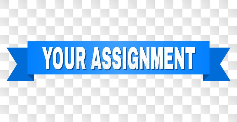 Assignment Banner Template. Assignment Ribbon Label Stock Vector ...
