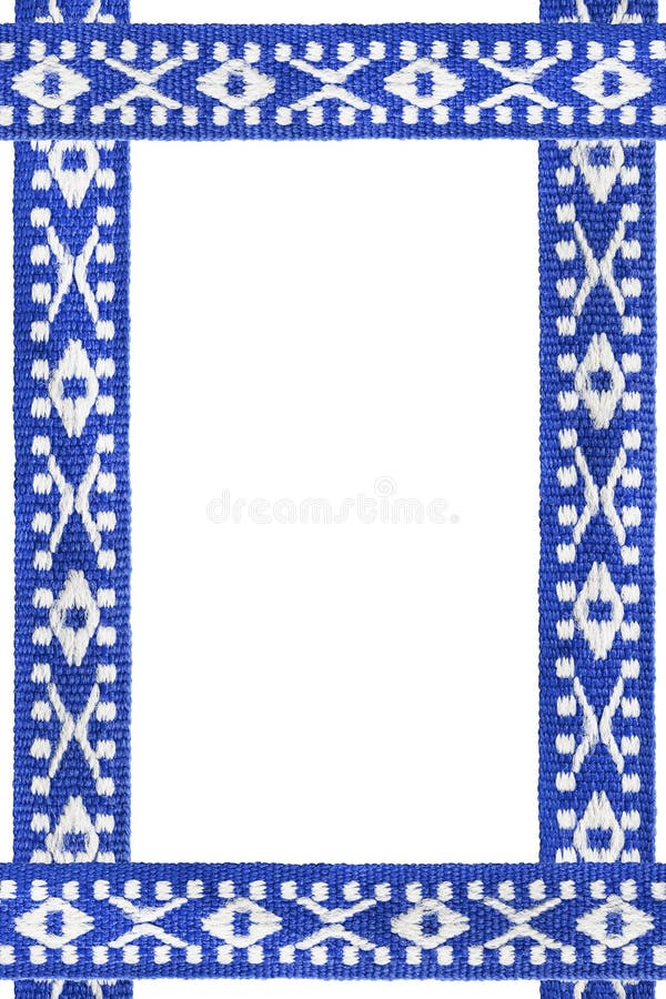 Blue ribbons frame stock image. Image of accessory, vintage - 83470225