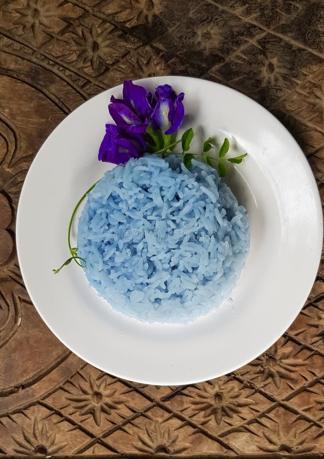 Blue rice stock image. Image of colors, eating, east - 159423065