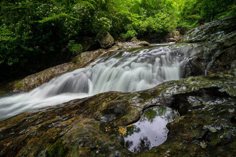 Blue Ridge Autumn stock photo. Image of reflection, mountain - 103484784