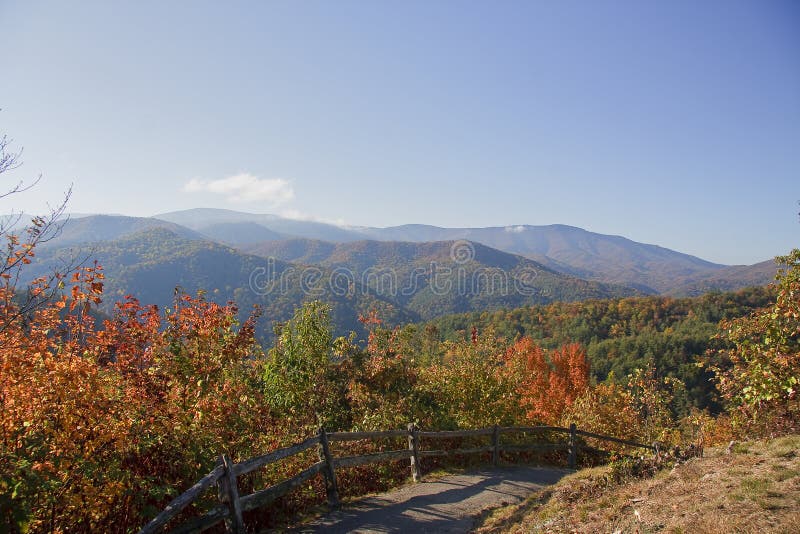 Blue Ridge Mountains in the Fall Stock Photo - Image of fall ...