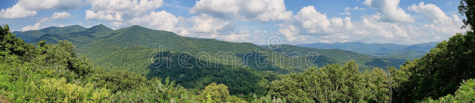 Blue Ridge Mountains stock image. Image of forest, mountains - 52639057