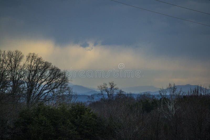 Blue Ridge Mountains stock image. Image of emerge, masterpiece - 72711029