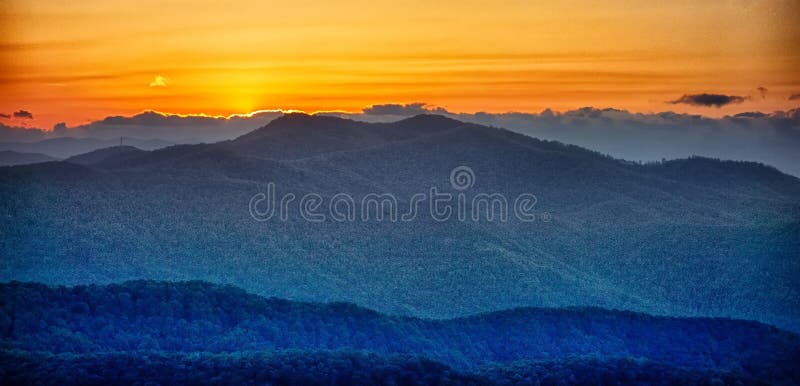 Blue Ridge Appalachian Mountains Spring Flowers Stock Photo - Image of ...