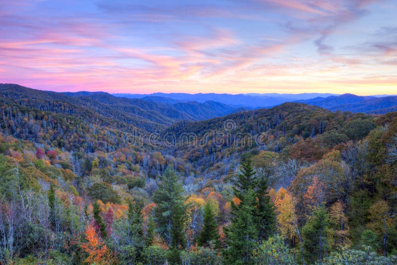 Blue Ridge stock image. Image of foliage, sunrise, ridge - 47972203
