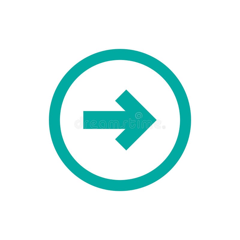 Blue Right Double Arrow Icon. Scroll, Swipe Button Stock Illustration - Illustration of ...