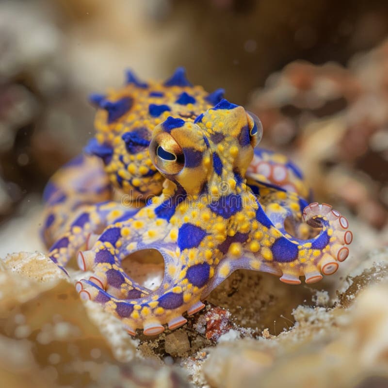 Blue Ringed Octopus Stock Illustrations – 87 Blue Ringed Octopus Stock ...