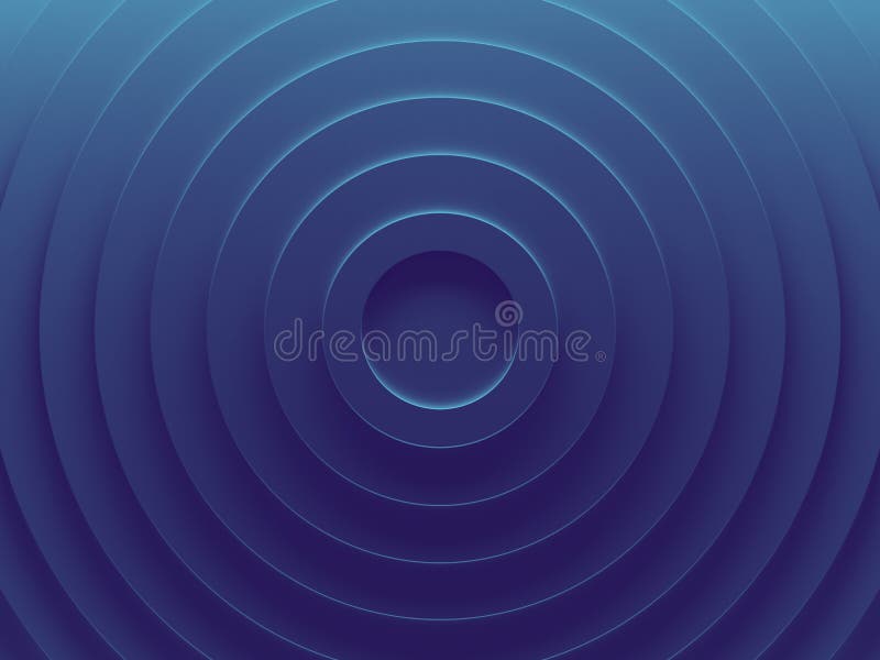 Blue Rings. Abstract Geometric Background. Stock Illustration ...