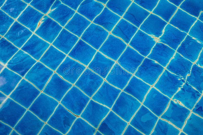 Blue Ripped Water in Swimming Pool Stock Image - Image of concept ...