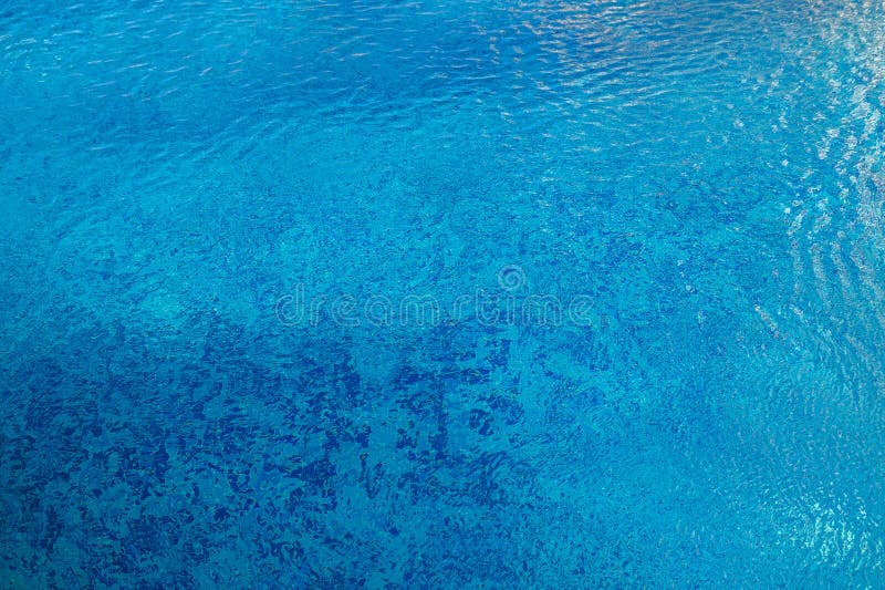 Blue Ripped Water in Swimming Pool 1 Stock Photo - Image of full, water ...