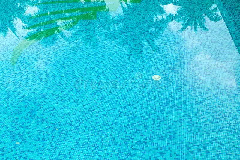 Blue Water Swimming Pool Texture and Surface Water on Pool Stock Photo ...