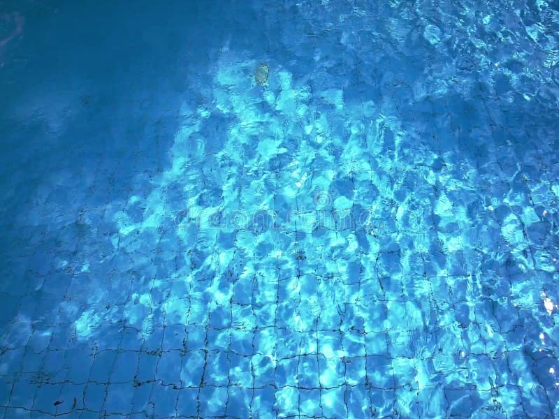 Ripple from the Pool with Blue Tiles Stock Video - Video of background ...