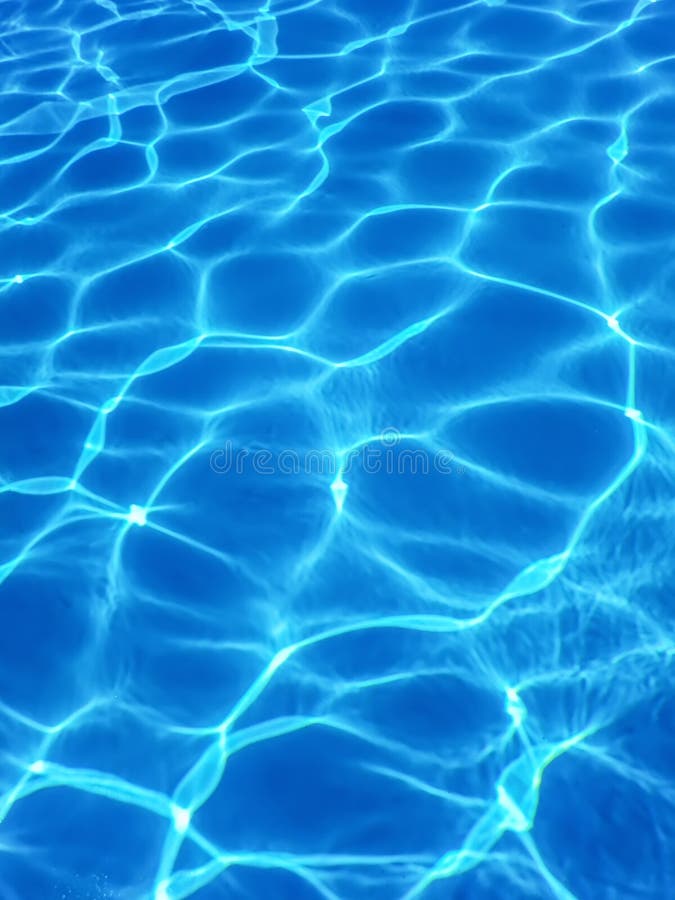 Blue Ripple Water Background,Â Swimming Pool Water Sun Reflection Stock ...