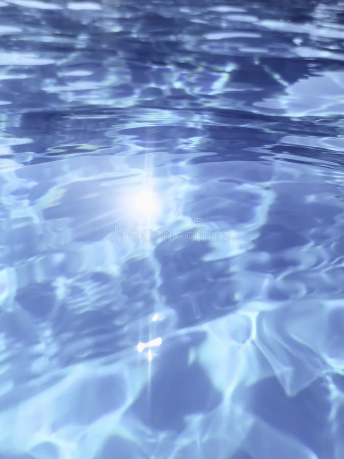 Blue Ripple Water Background,Â Swimming Pool Water Sun Reflection Stock ...