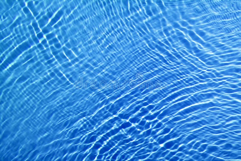 Blue Ripple Water Background, Water Surface Blue Swimming Pool Stock ...