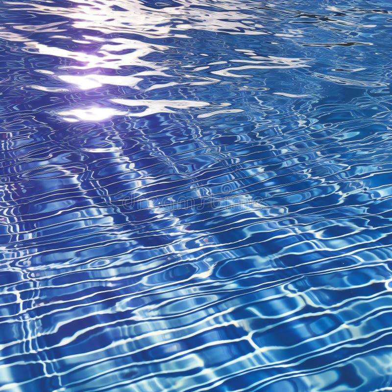 Swimming Pool with Sun Reflections, Swimming Pool Water Background ...