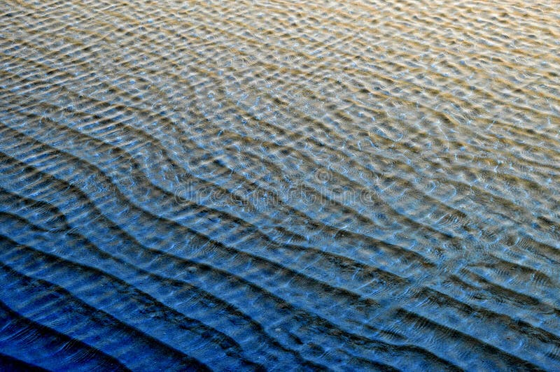 Blue ripples stock image. Image of coast, shallow, abstract - 9210817