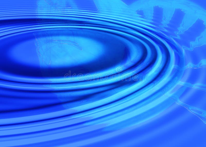 Blue Ripples Background stock illustration. Illustration of artistry ...