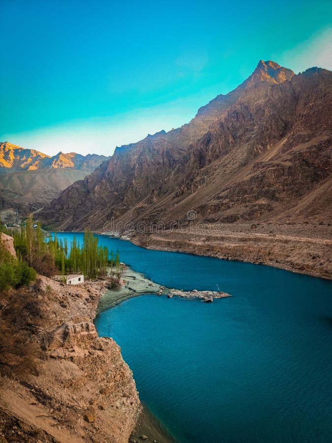 The Blue River in Leh India Stock Photo - Image of coast, wilderness ...