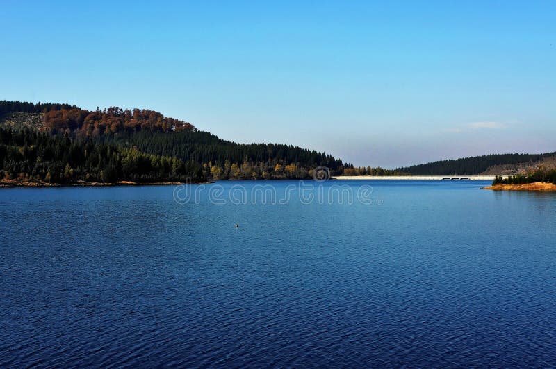 Blue River Water and the Bridge Stock Photo - Image of historic ...