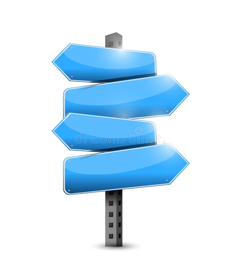 Support words road sign stock illustration. Illustration of concept ...