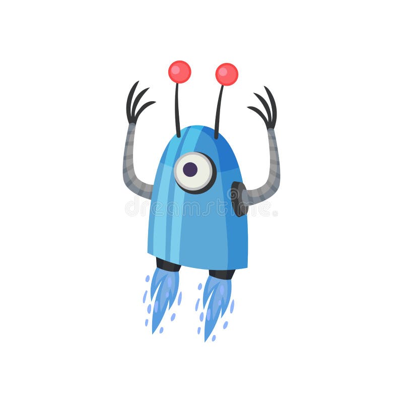 One Eye Robot Stock Illustrations – 258 One Eye Robot Stock ...