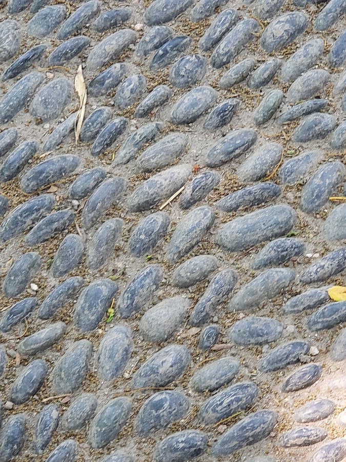 Rock way stock photo. Image of symmetrical, rock, sidewalk - 131634824