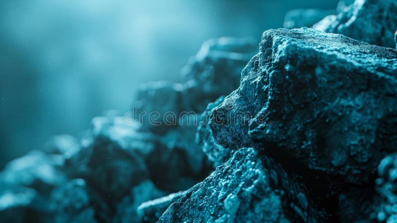 Blue Rock Texture: Abstract Stone Background, Minimalist Design Stock ...