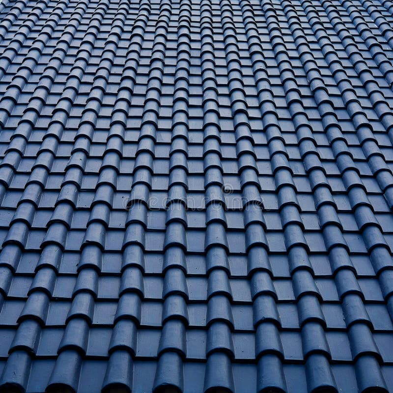 Blue roof tile stock image. Image of home, tile, material - 111090401