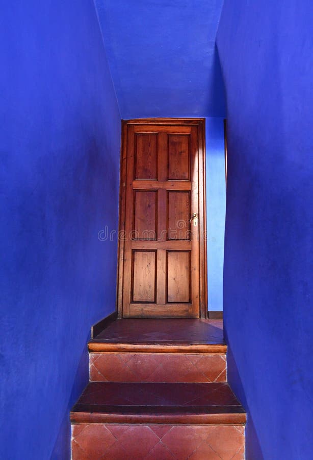 Blue room stock image. Image of guard, outdoor, cobalt - 60776913