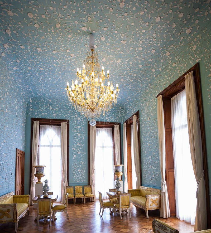 Blue Room in the Vorontsov Palace Editorial Photography - Image of ...